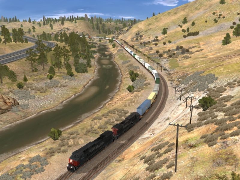 Trainz 2012 - Donner Pass: The DigitalRails Virtual Railroad Screen Shot Archive